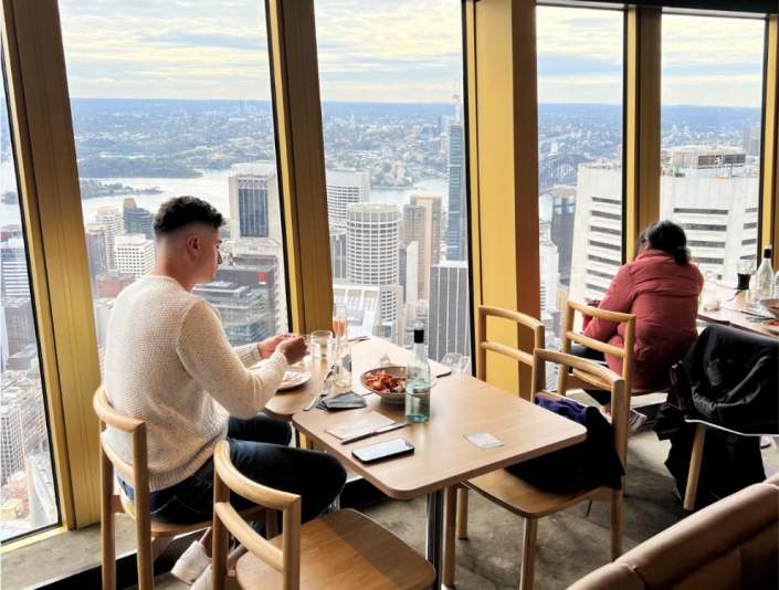 Skyfeast at Sydney Tower - 360 Degree Views of Sydney Harbour